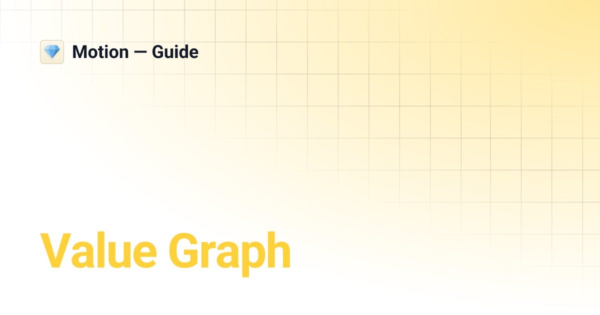 Value Graph | Motion — Guide